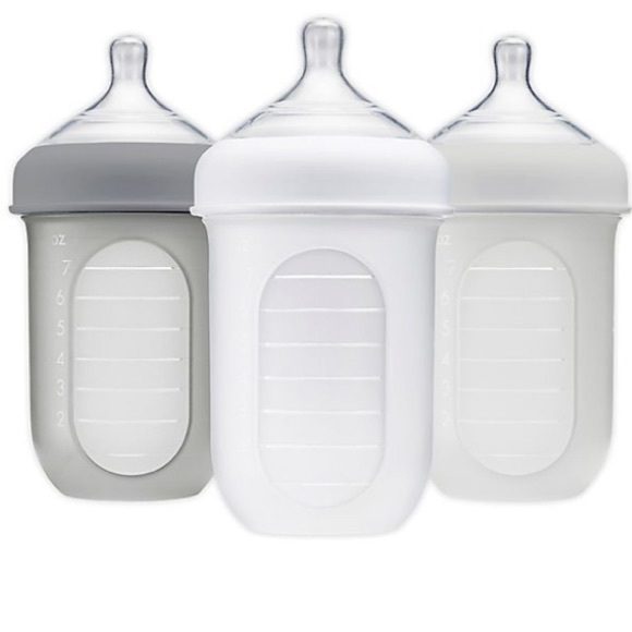Boon | Accessories | Nwt Boon Nursh 3pack 8 Oz Silicone Pouch Bottle ...